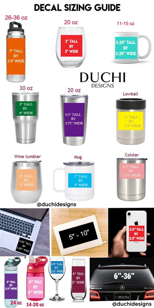 How to choose the right size for your custom vinyl decal stickers ...