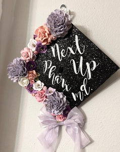 Custom Lettering for Graduation Cap – Duchi Designs