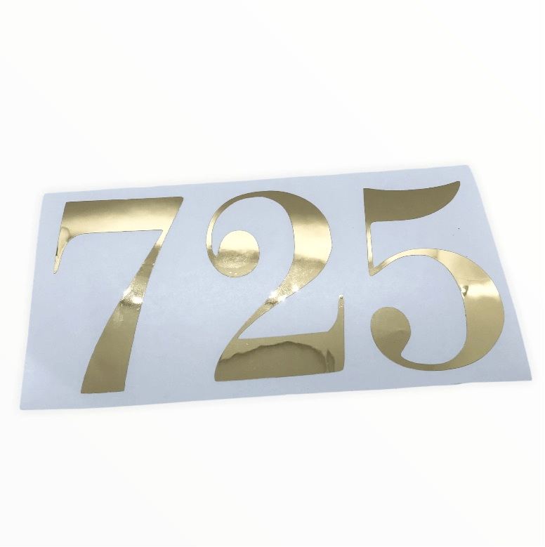 Custom Premium Heritage Numbers – Duchi Designs