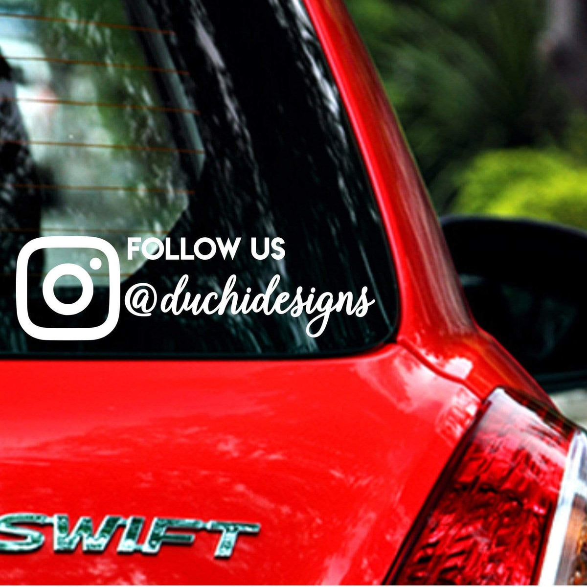 Instagram Username Vinyl Decal Sticker for Car – Duchi Designs