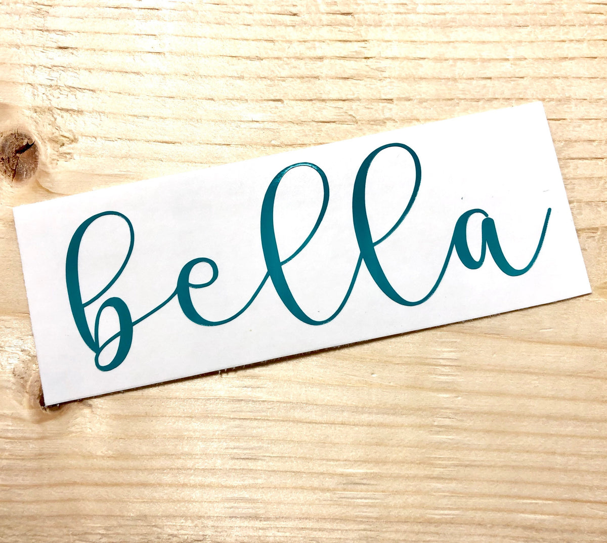 Custom Name Decals in Cursive Lower case Font – Duchi Designs