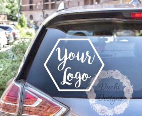 Custom Logo Decal, Custom Decals with Your Own Logo - Custom Vinyl Dec ...