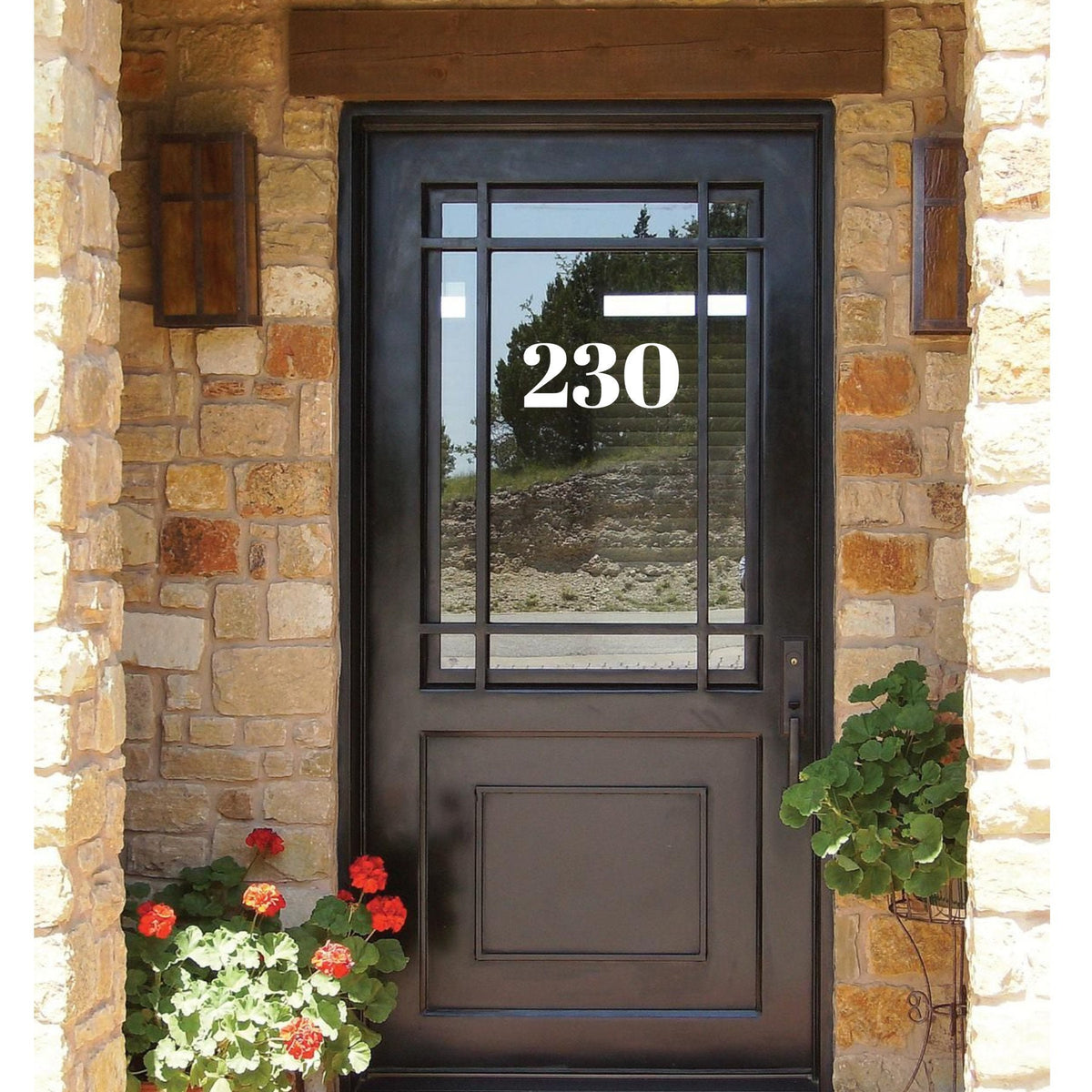 Vinyl Numbers Decals, House Number Vinyl Decal stickers for mailbox, H ...