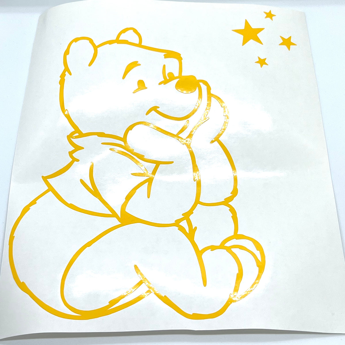 Winnie the Pooh Decal, Winnie the Pooh with Stars Car Decal, Pooh Bear ...